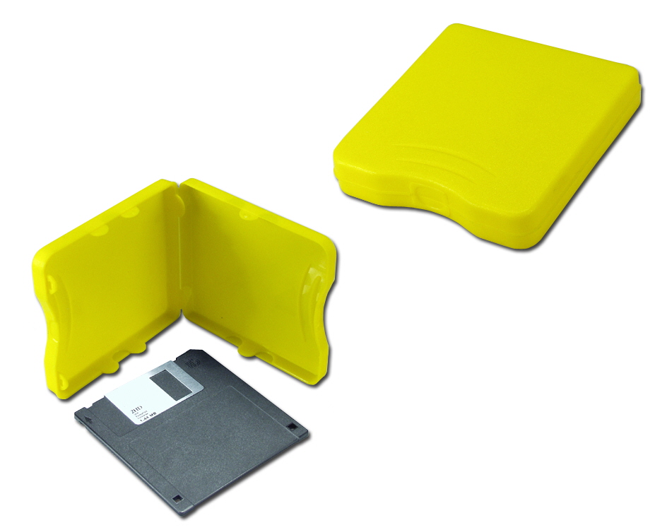 CA634YW - 3.5 Inches Yellow Disk Library Case