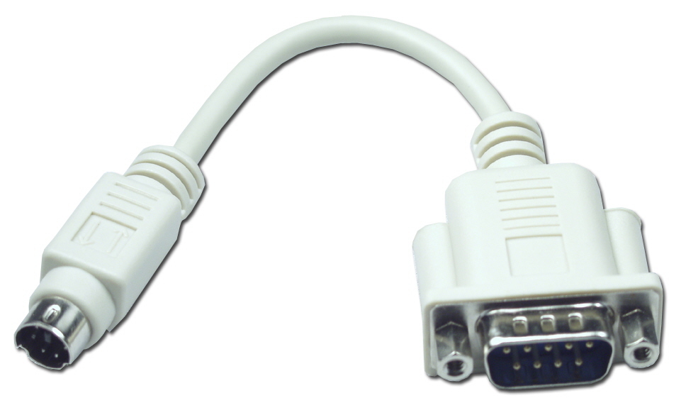 CC2020AC - 6 Inches DB9 Male to Mini6 Male Logitech Serial Mouse to PS ...