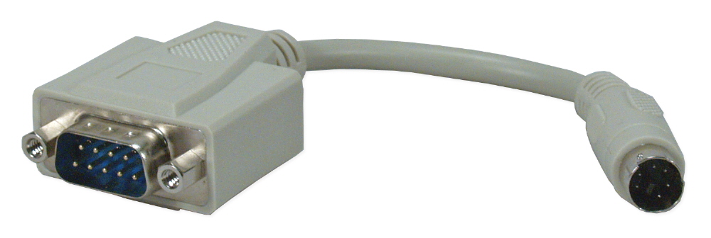 CC2022AC - 6 Inches DB9 Male to Mini6 Male Microsoft Serial Mouse to PS ...