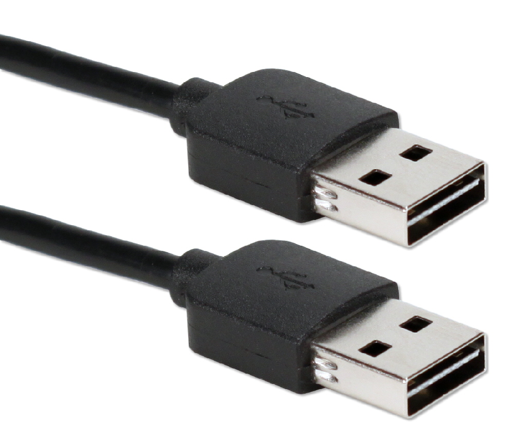 CC2209R-06 - 6ft Reversible USB A to USB B Black Cable