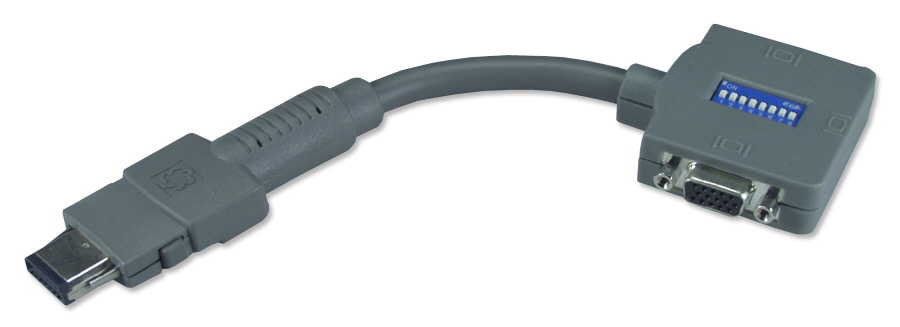 CC2275AC - 7 Inches HD15/DB15 Female to HDI14 Male PowerBook to VGA ...