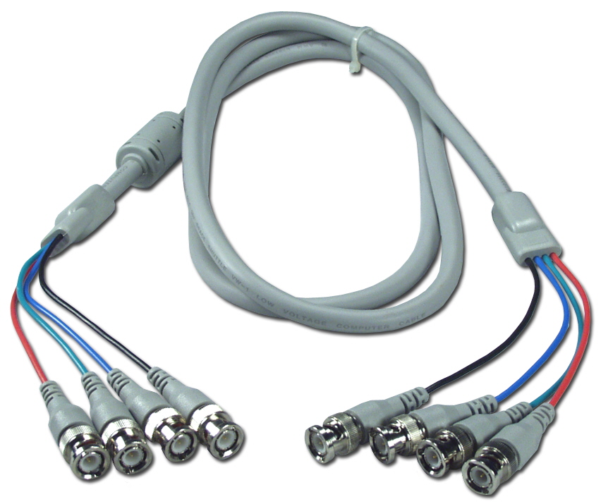 CC2290-06 - 6ft 4BNC Male to Male Video Cable