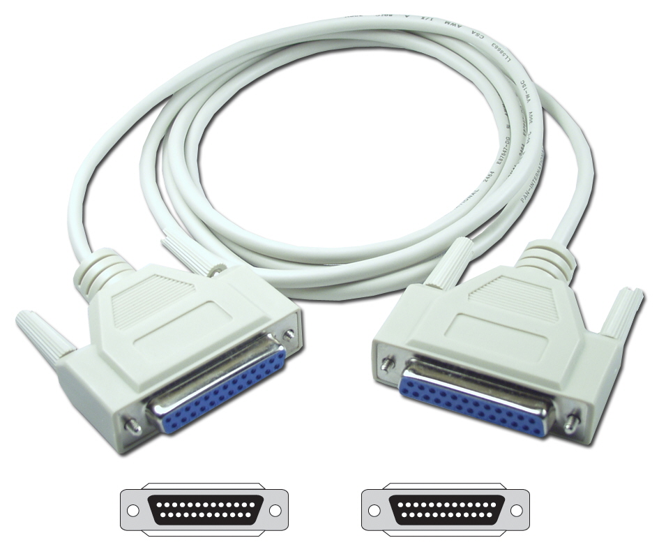 CC306-100 - 100ft DB25 Male to Female Fully-Wired Extension Cable for ...