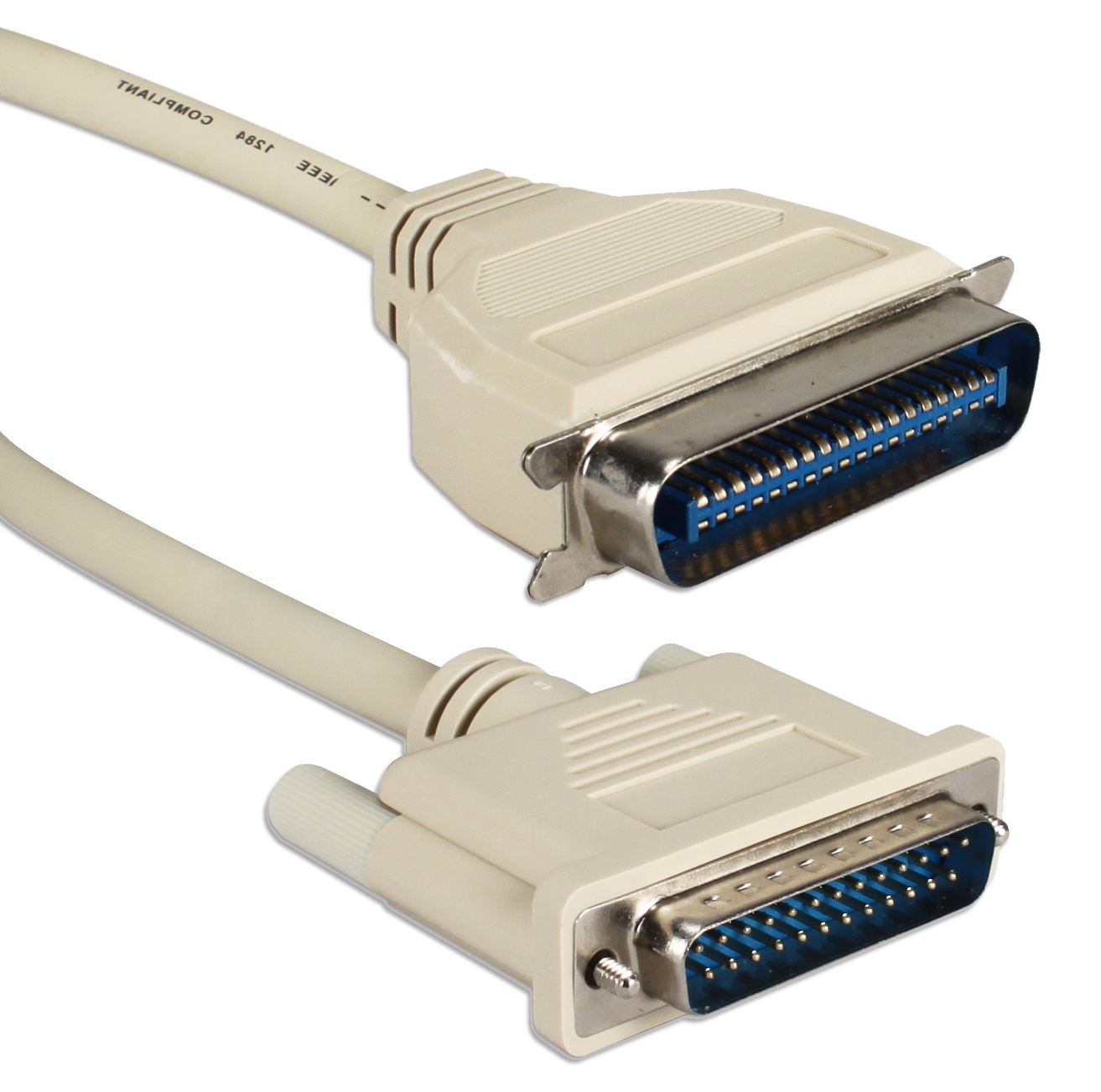 CC404D-15 - 15ft Premium Parallel IEEE1284 Bi-directional Printer Cable