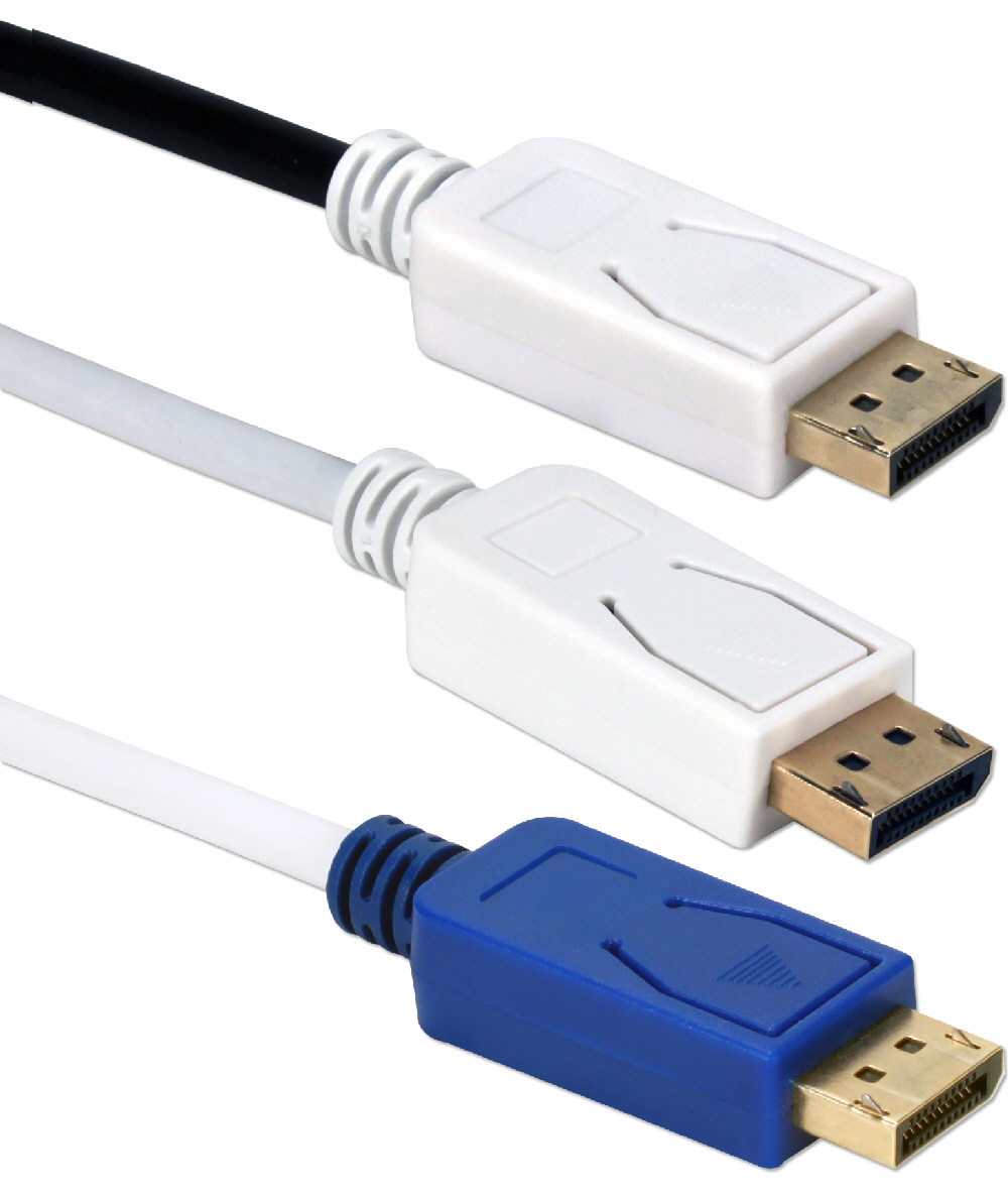 DPM-10-3PWB - 3-Pack 10ft DisplayPort UltraHD 4K Cable with Blue ...