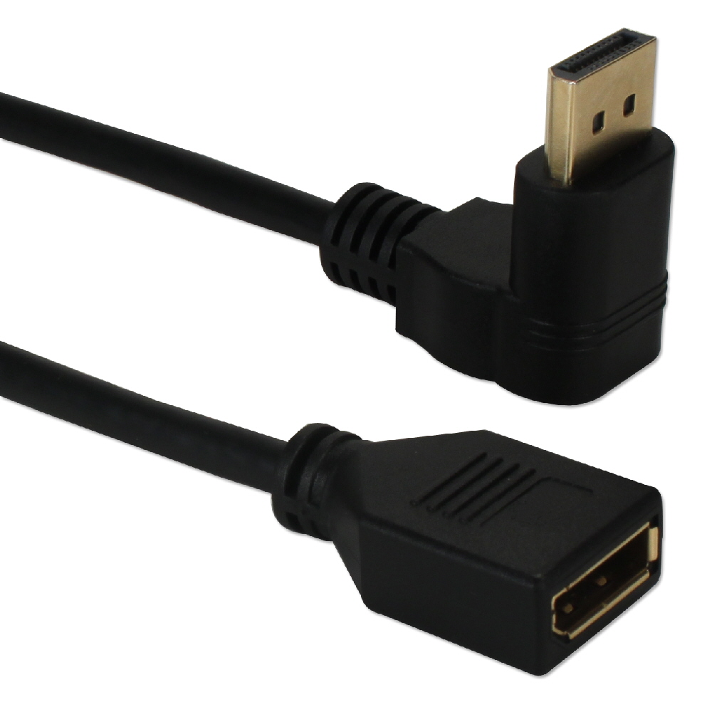 DPXUP-0.5F - 0.5ft Up-Angle DisplayPort Male to Female UltraHD 4K Flex ...