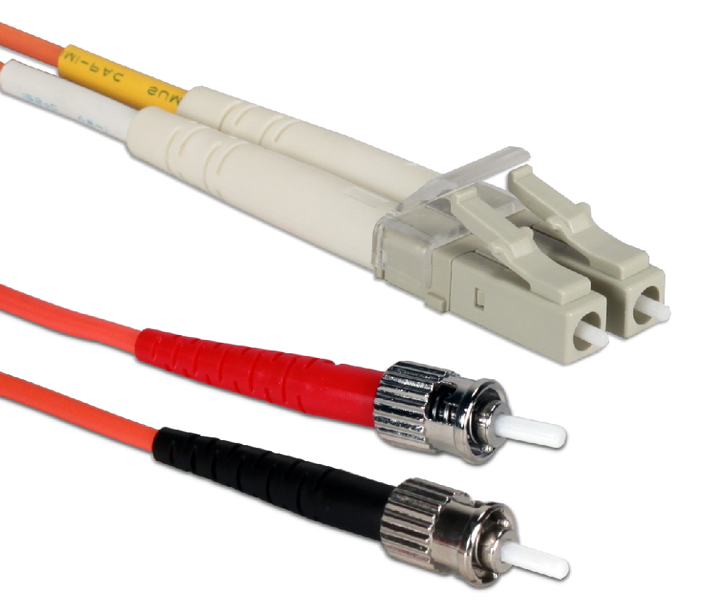 FDLCST-3M - 3-Meter LC to ST Multimode Fiber Duplex Patch Cord