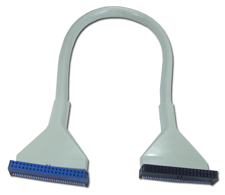 IDEU-1BYW - 18 Inches IDE ATA/133 Single Drive Yellow Round Internal Cable