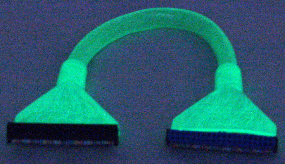 IDEU-1BYWB - 18 Inches IDE ATA/133 Single Drive Yellow Round Internal ...