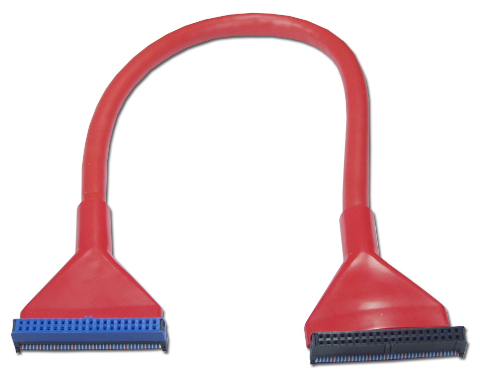 IDEU-1BYW - 18 Inches IDE ATA/133 Single Drive Yellow Round Internal Cable