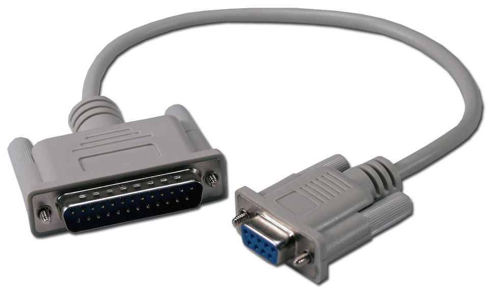 CC312-10N - 10ft DB9 Female to DB25 Male Serial Modem Cable