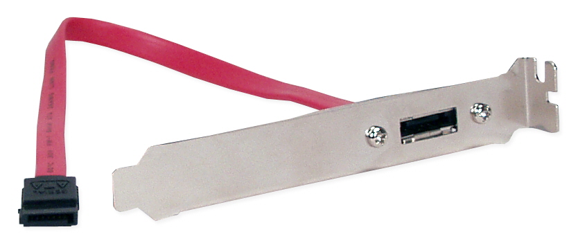 SATA2B-1P - Premium Single-SATA DataPort Add-A-Port Slot Mounting Bracket