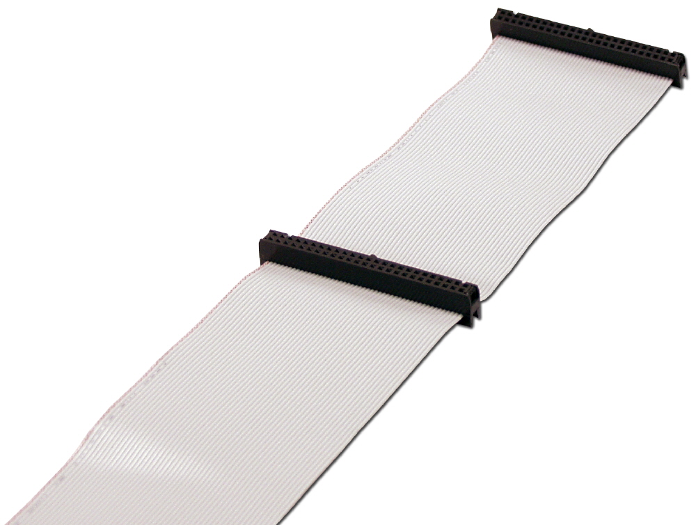 SCSI36-2 - 36 Inches SCSI IDC50 Dual Drives Ribbon Bulk Cable