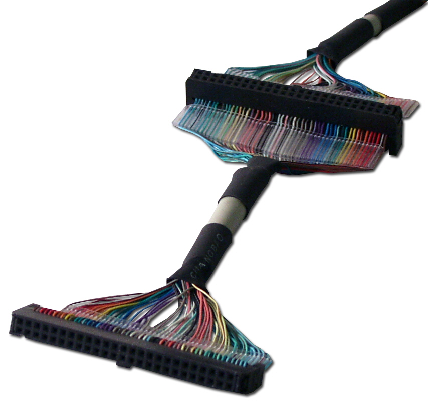 SCSIR-3 - 36 Inches SCSI IDC50 Three Drives Gray Round Internal Cable